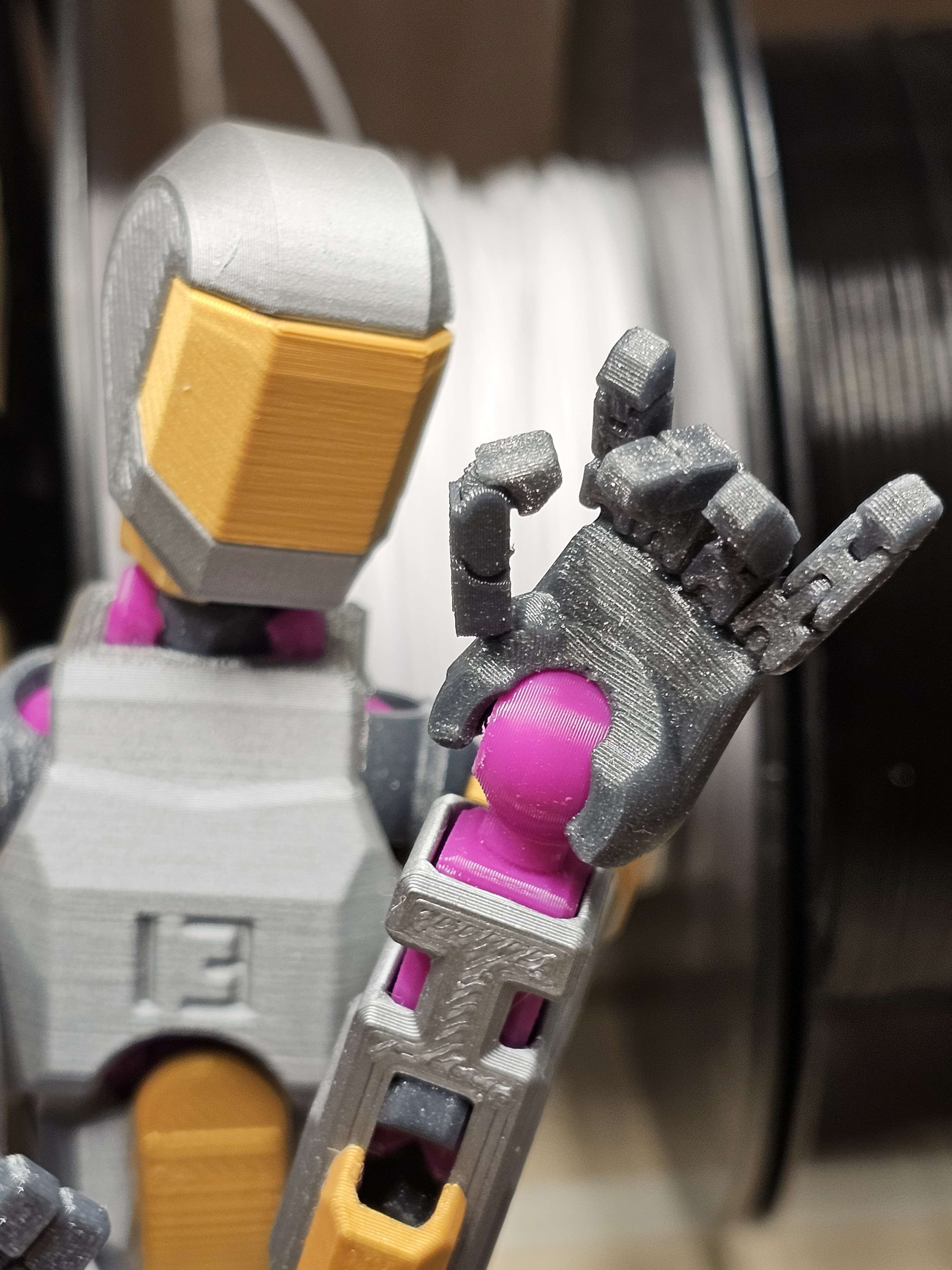 Stronger Poseable hands for 200% scale Dummy 13 by AnniandSteve ...