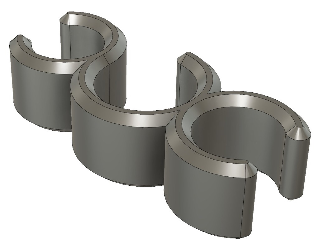 CR-10 Bowden Tube Cable Clips by motocoder | Download free STL model ...