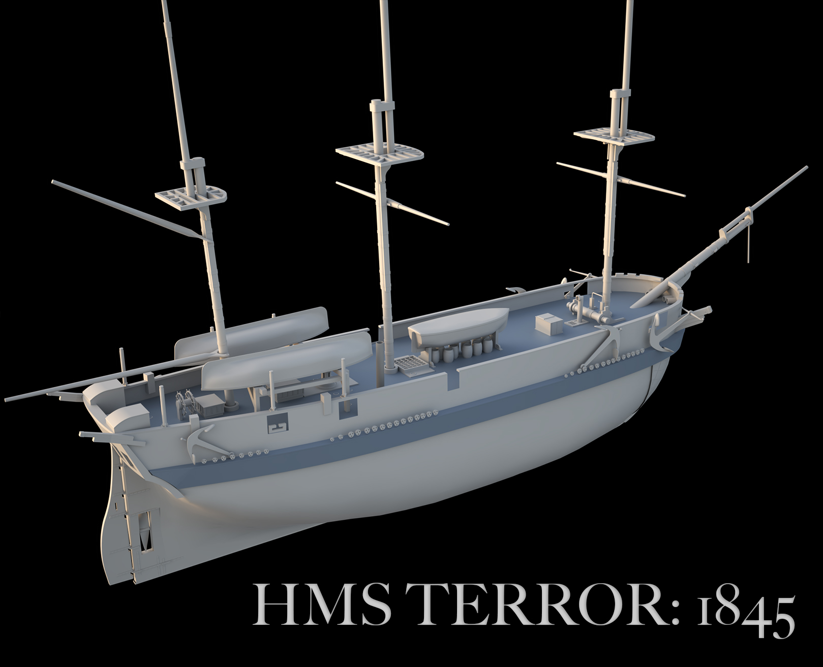 HMS TERROR von CASE WESTERN | Kostenloses STL-Modell herunterladen ...