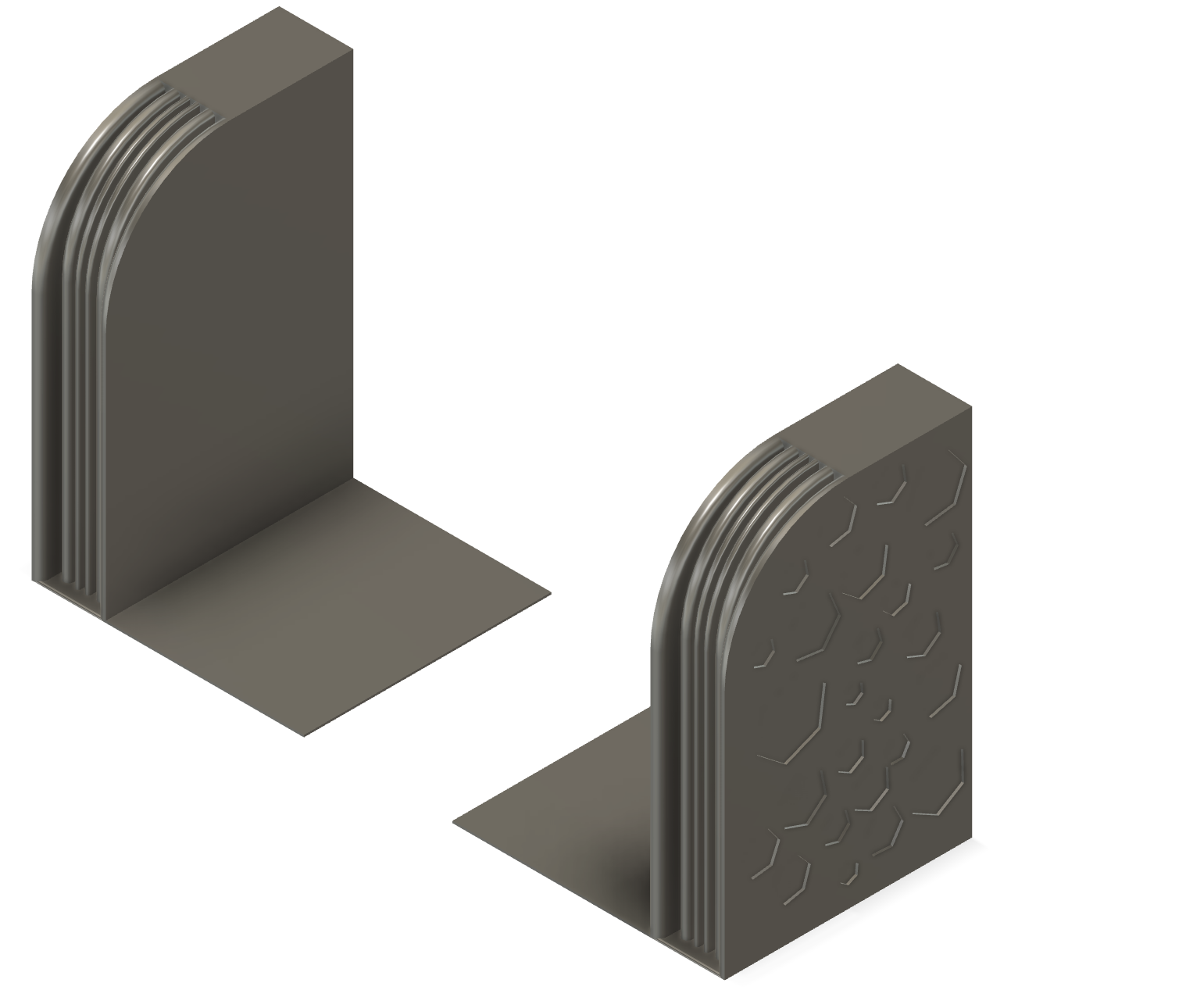 Bookend with Bookmark Storage by Scorfprint | Download free STL model ...