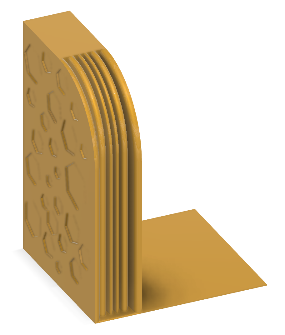 Bookend with Bookmark Storage by Scorfprint | Download free STL model ...