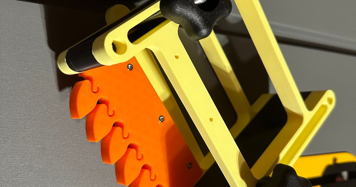 Stackable Featherboard with Replaceable Heads (Optimized for 5/16" and ...