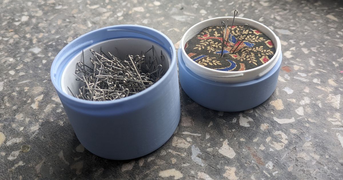 Needles & pins box by lukas89one | Download free STL model | Printables.com