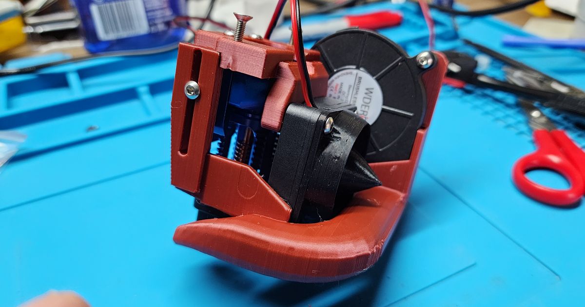 Klemco Sherpa Mini Dragon Hotend Fan Mount por Tokin420nchokin ...