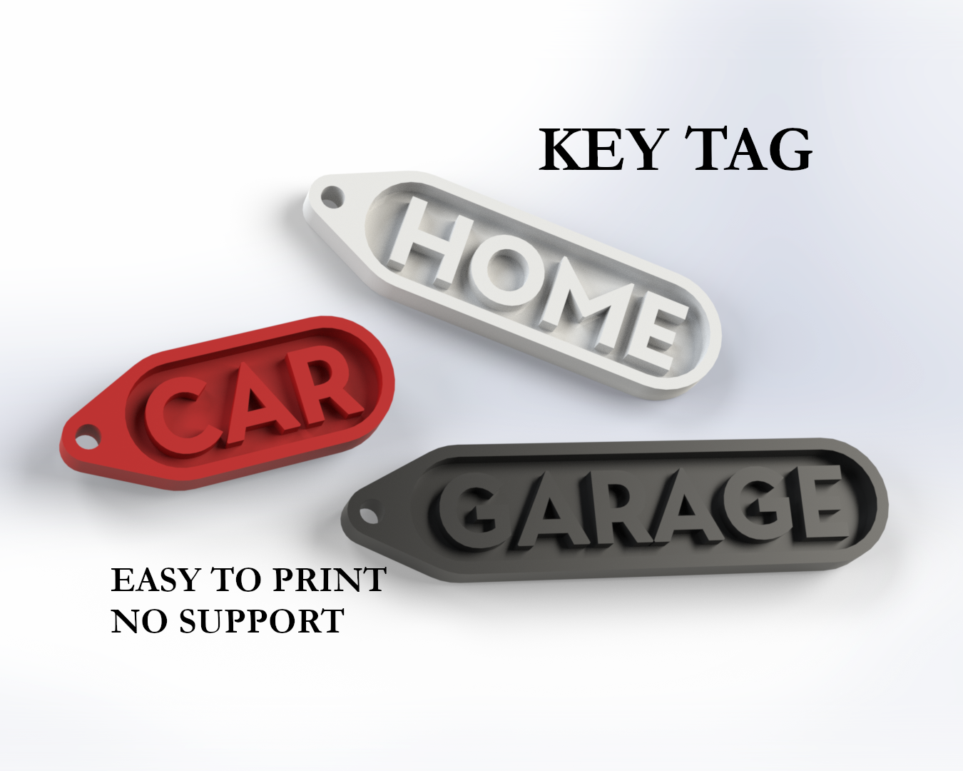 Keychain Tags by Alexander Tomascik | Download free STL model ...