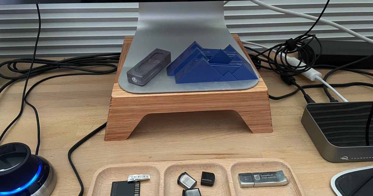 Elegant, minimalist, monitor stand/riser by Martin_au | Download free ...