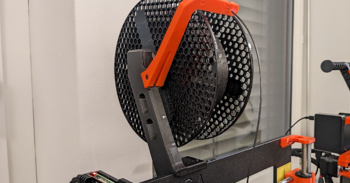 Filler Spool Holder Brace for Prusa MK3, MK3S, MK3S+, MK4 compatible ...