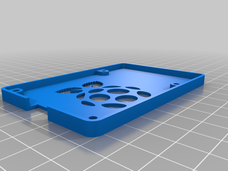 Raspberry Pi HAT case for 3 B+ / 3 B / 2 B by rfinnie | Download free ...