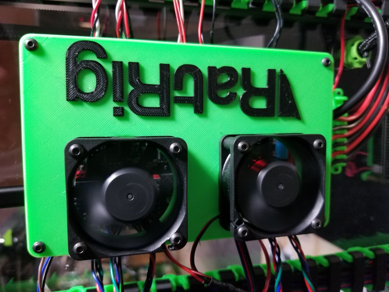 RatRig Octopus V1.1 Mainboard 50mm Fan Mount by Big Dog 3D Creations ...