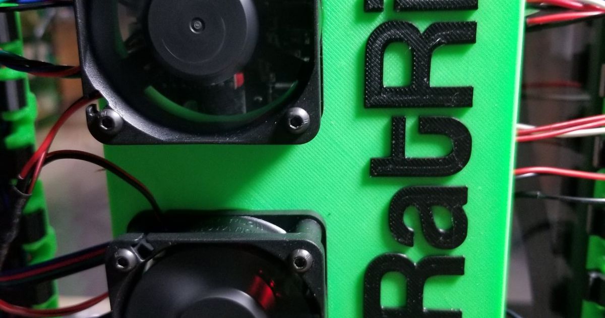 RatRig Octopus V1.1 Mainboard 50mm Fan Mount by Big Dog 3D Creations ...