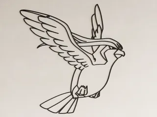 pidgeotto coloring page