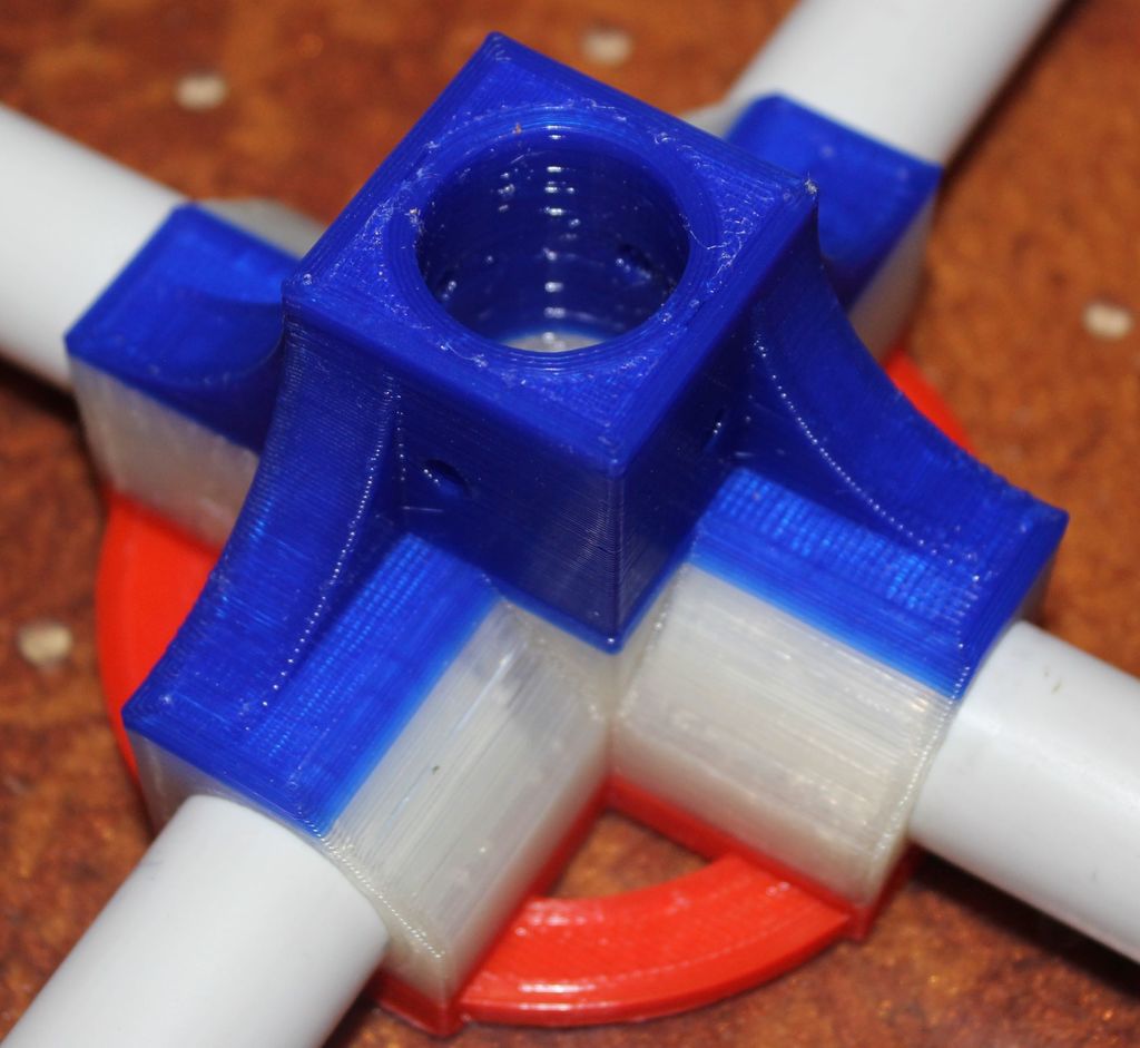 PVC Floor stand bracket by 3D-PT | Download free STL model | Printables.com