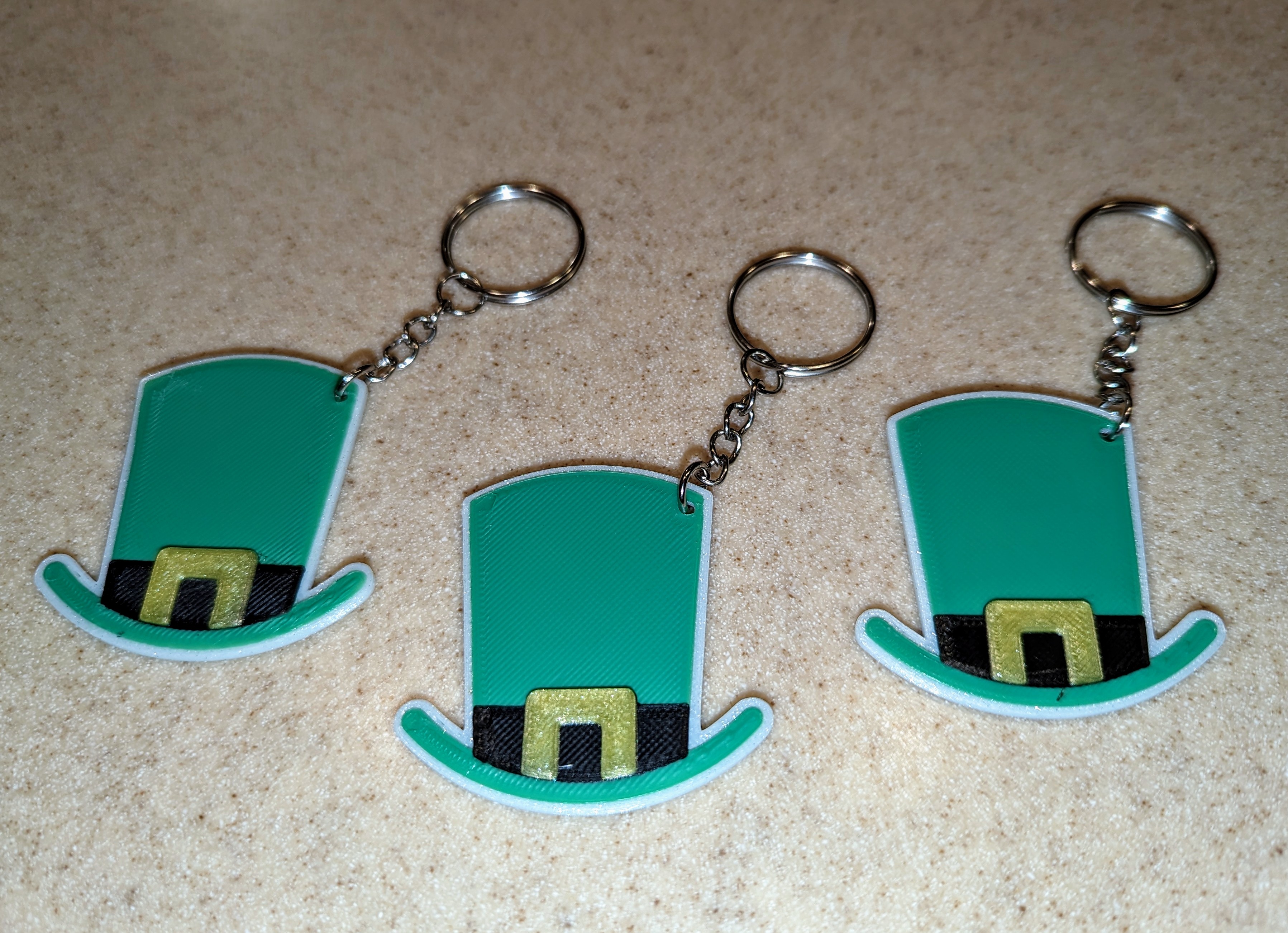 Leprechaun Hat Keychain by daRouge86 | Download free STL model ...