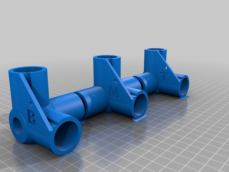 PVC Round Shelf Brackets by 3D-PT | Download free STL model ...