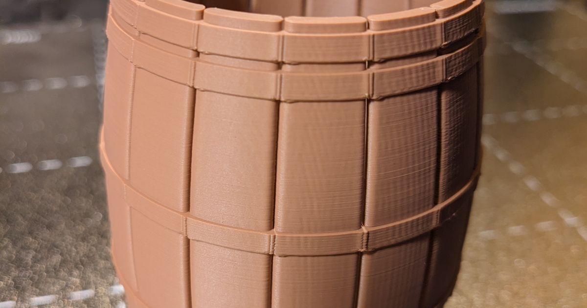 Barrel by NoHobo | Download free STL model | Printables.com