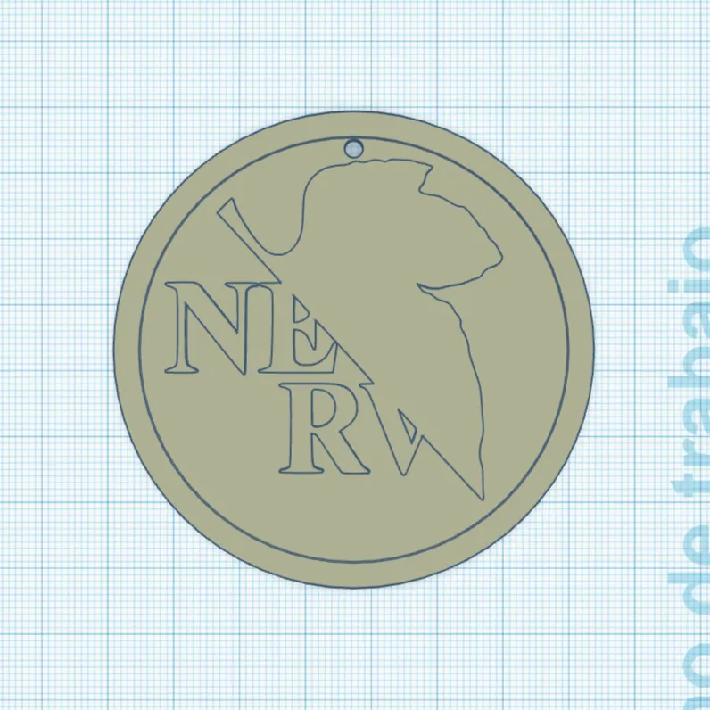 Nerv (evangelion keychain) by chemazzz | Download free STL model ...