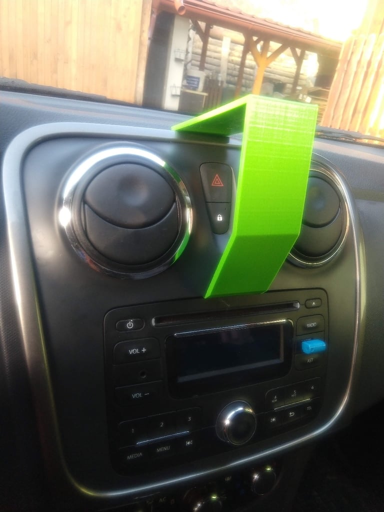 Dacia sandero II, logan II cell phone holder by straciam | Download ...