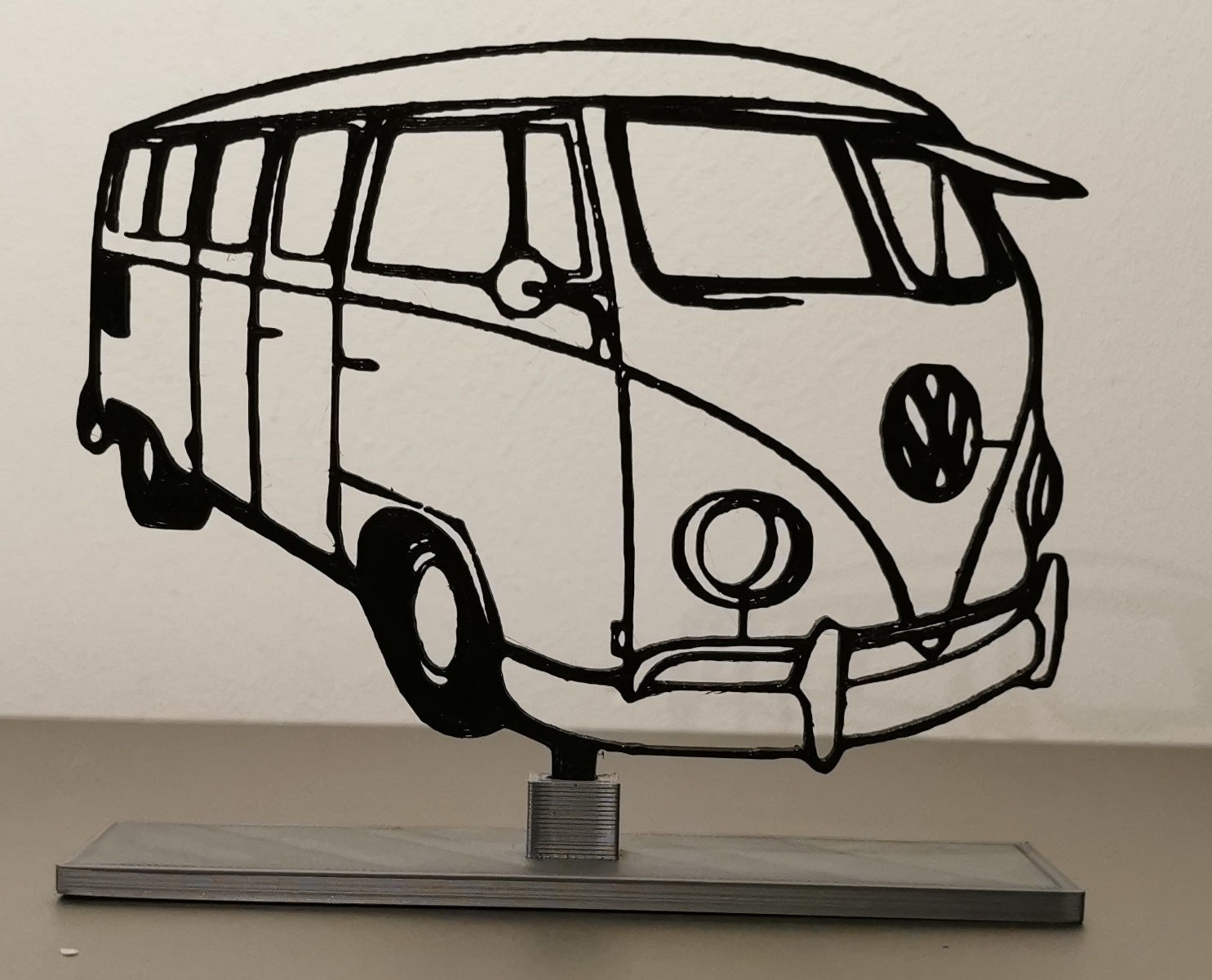 VW Bus "2D to 3D art" Designer Ed van der Heijden por Ed van der ...