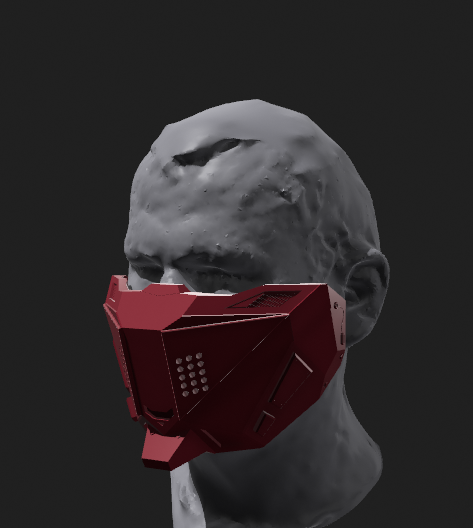 Cyber mask by martins masko | Download free STL model | Printables.com