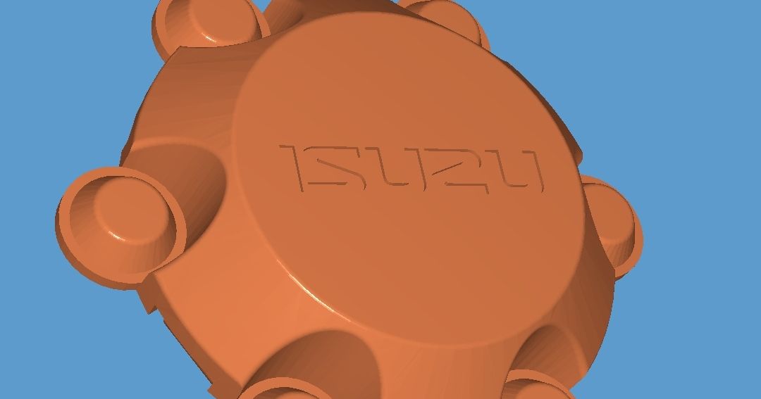 Isuzu Wheel Cap by Marius Mostert | Download free STL model ...
