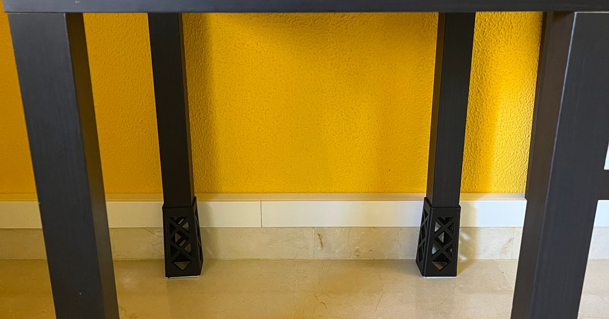 Remix of 5" IKEA lack table risers by JV Lobo | Download free STL model ...