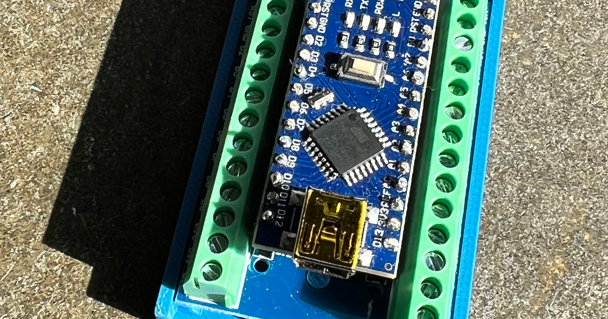 Arduino Terminal Adapter By Tccleatherface Download Free Stl Model 