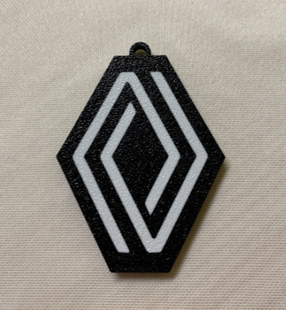 RENAULT double-sided keychain by MikoCZ | Download free STL model ...