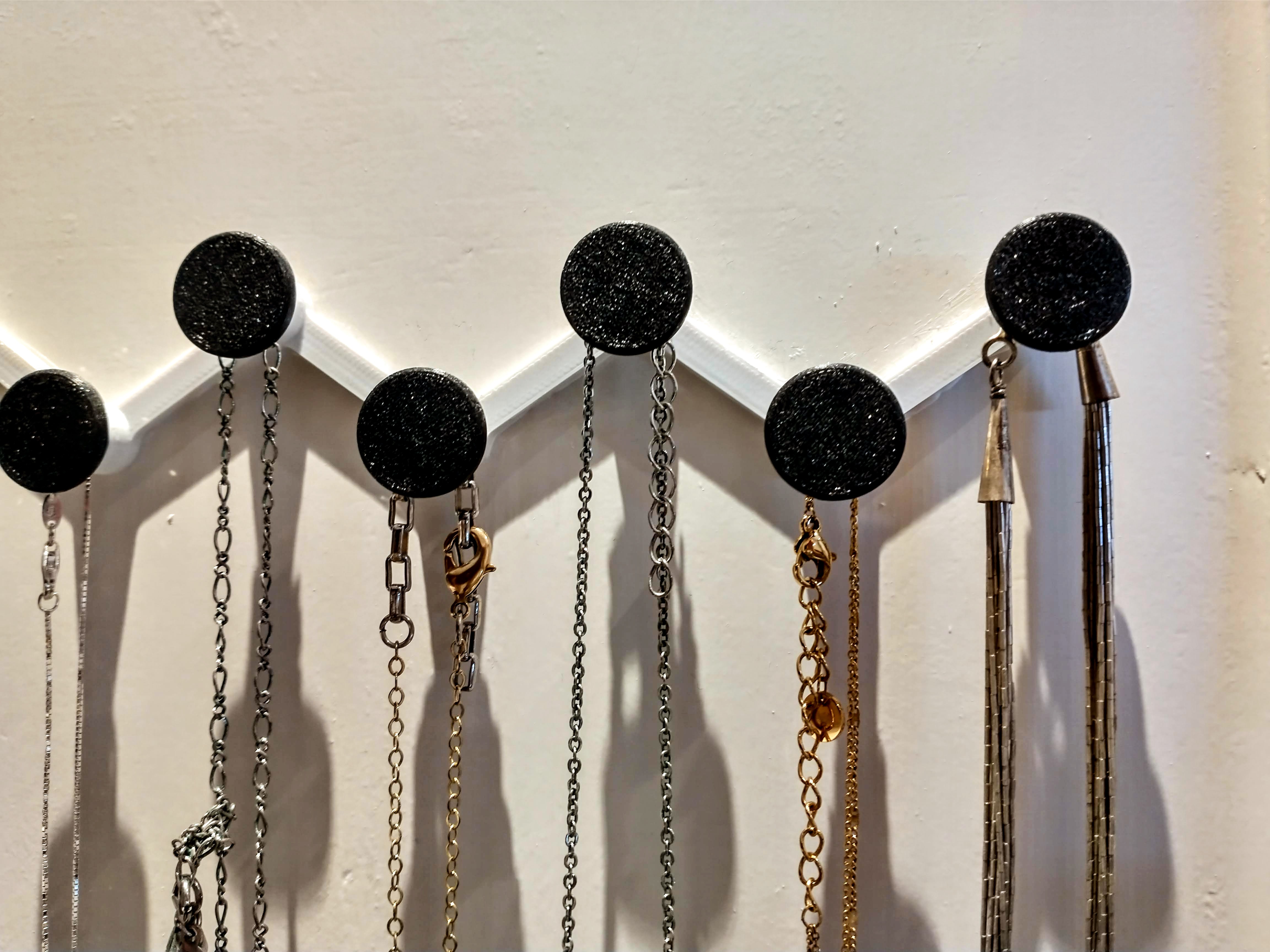Wall Mounted Necklace Organizer by StollenBrand | Download free STL ...