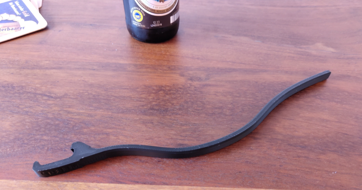 Beer grabber and opener von Sogidaned | Kostenloses STL-Modell herunterladen | Printables.com