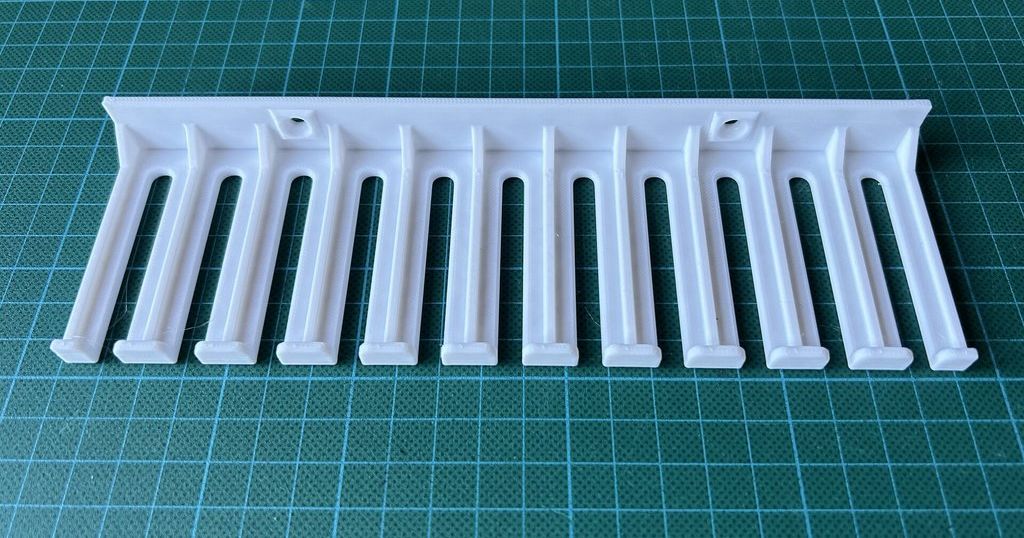 Lab Cable Holder 6mm by Bigby | Download free STL model | Printables.com