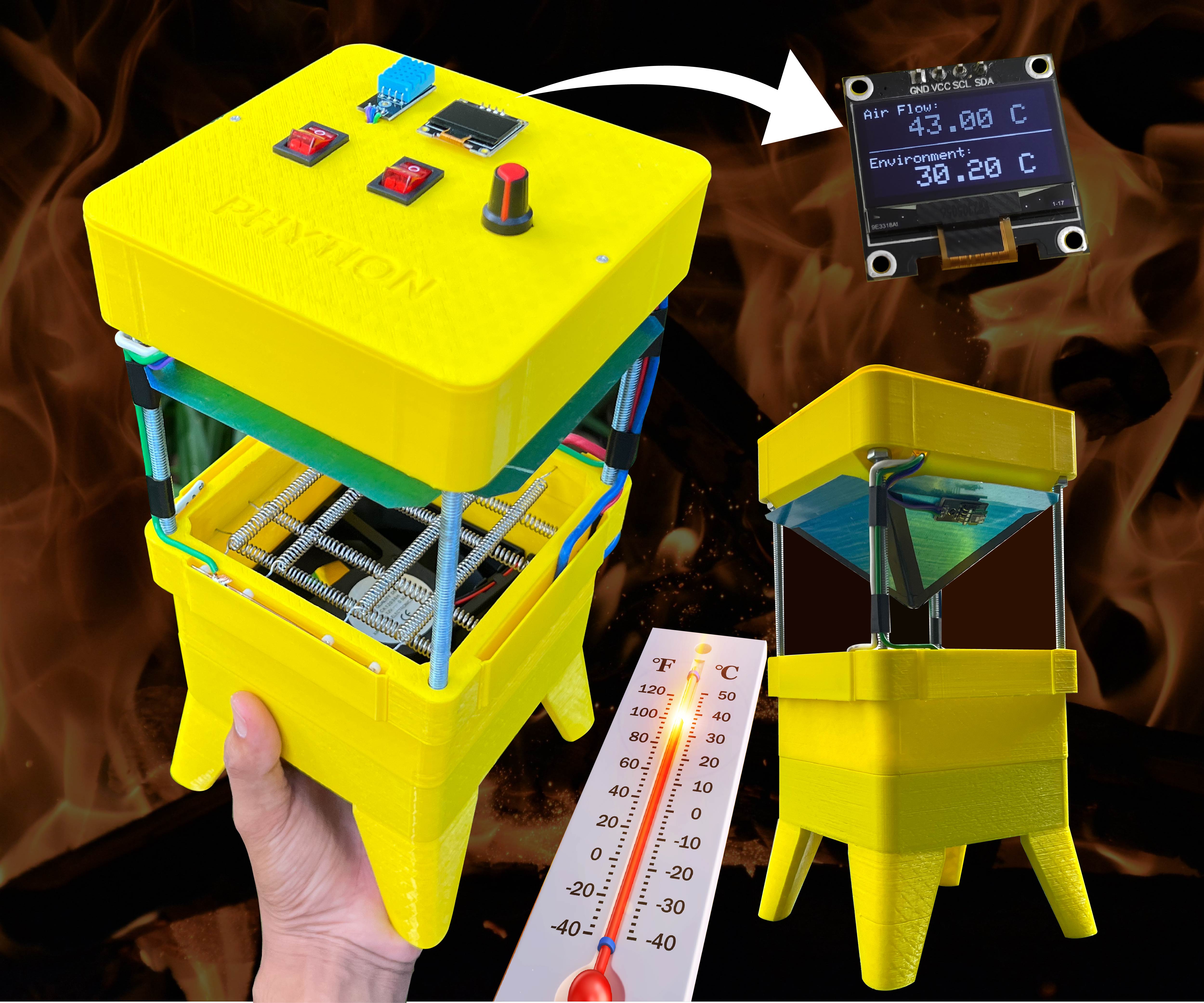 DIY Smart Room Heater by PHYTION | Download free STL model | Printables.com