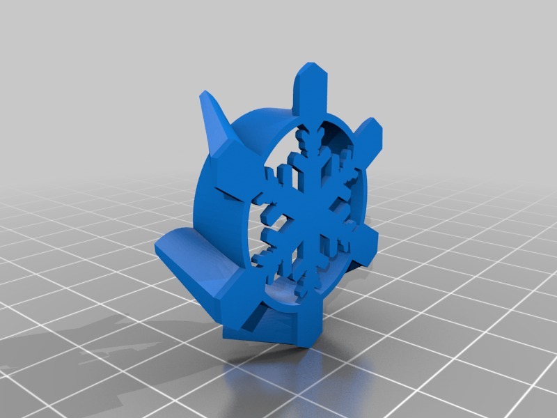 40mm Snowflake Fan by BLangdon | Download free STL model | Printables.com