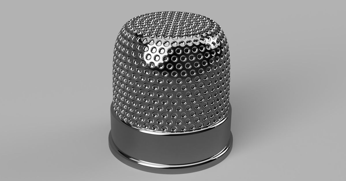 Grandma's Thimble by JA:GR | Download free STL model | Printables.com