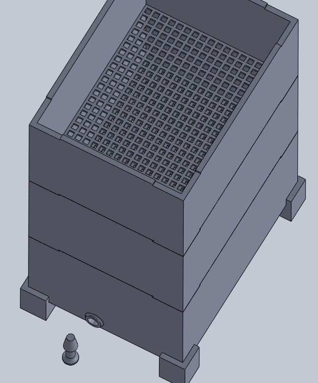 Worm compost bin von BLangdon | Kostenloses STL-Modell herunterladen ...