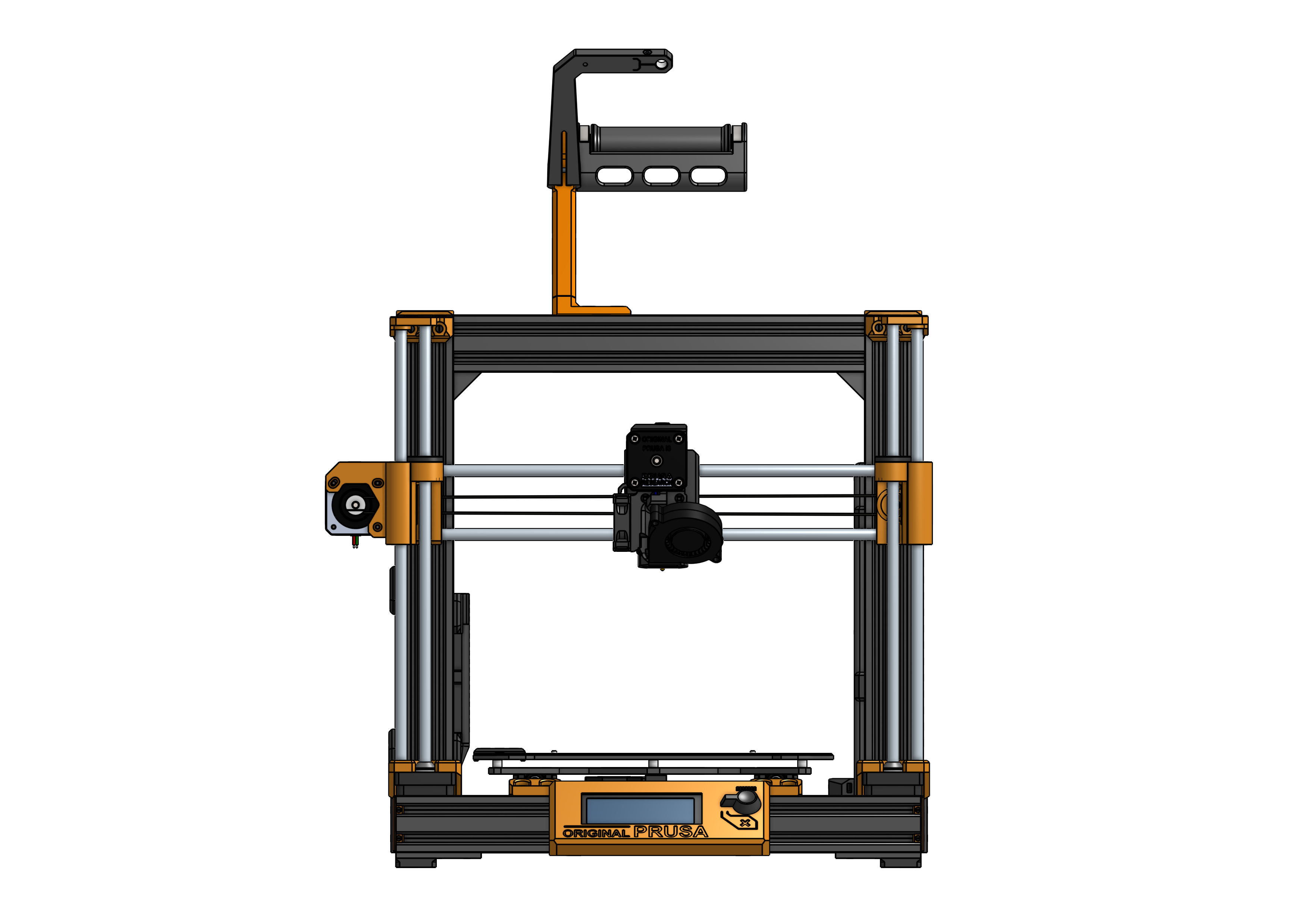 Filler Spool Holder Brace for Prusa Bear compatible with Prusa Filament ...