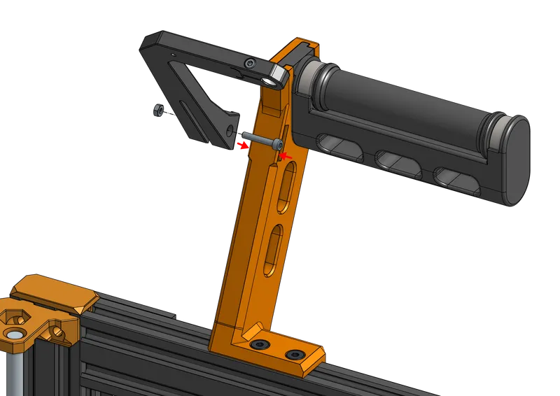 Filler Spool Holder Brace for Prusa Bear compatible with Prusa Filament ...