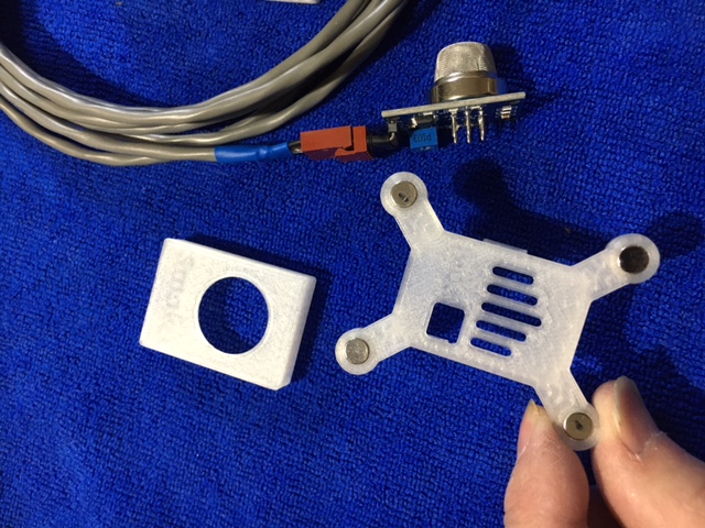 Magnetic Base for Gas Sensor by botsmaker | Download free STL model ...