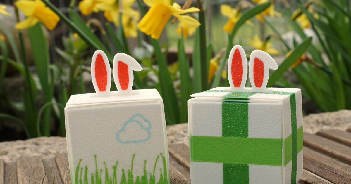Foldable Easter Present Box by How To Homemade | Download free STL ...