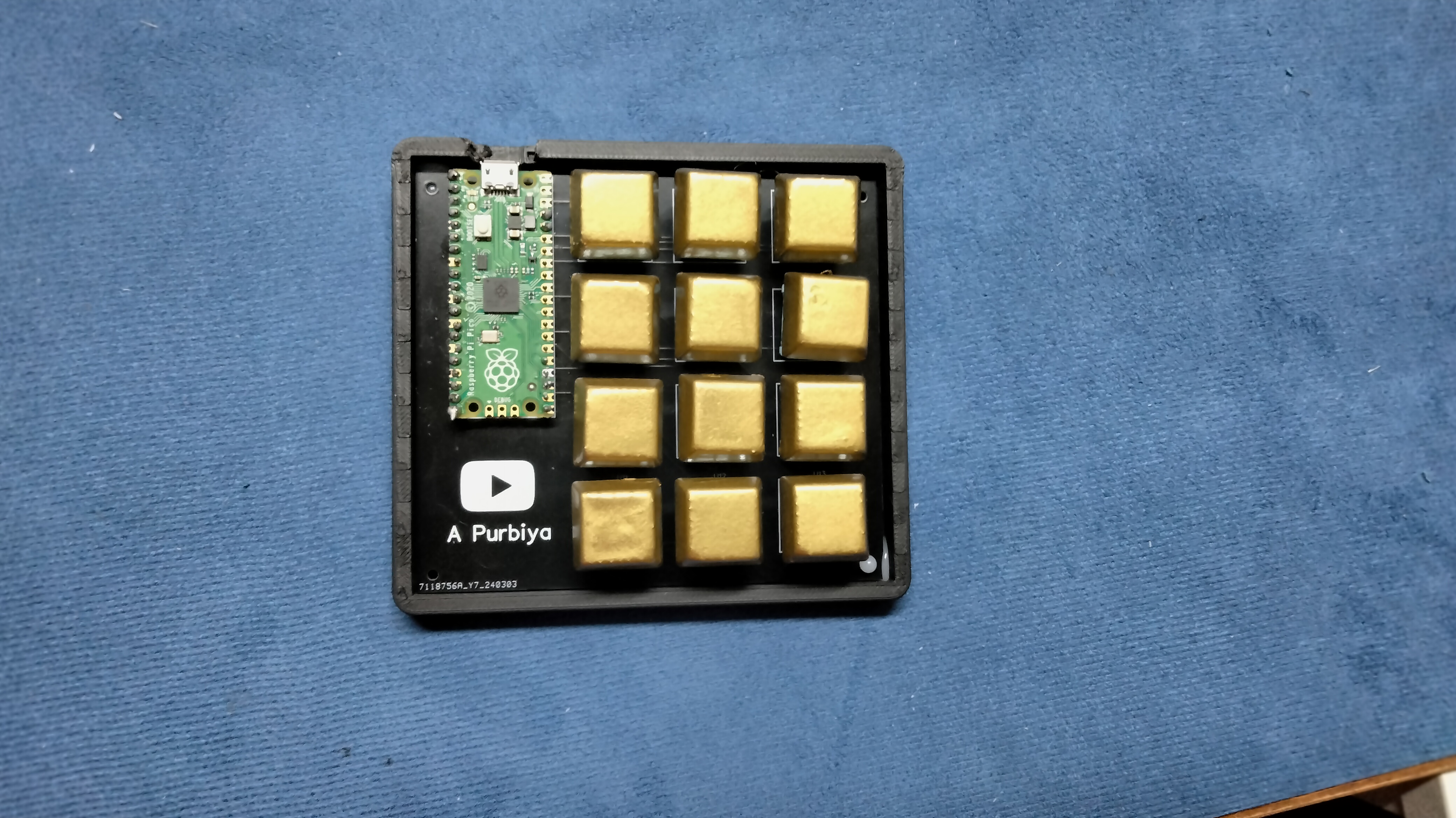 Macro Keyboard | Keycaps + Case by Arnav Purbiya | Download free STL ...