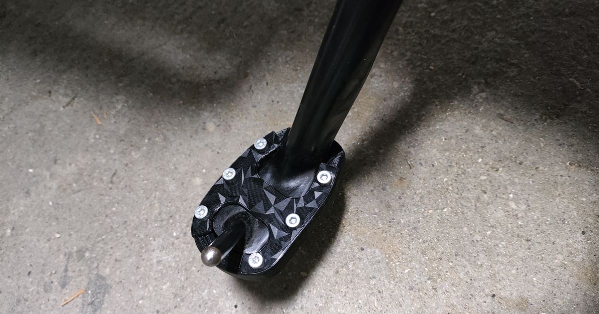 Side stand extension Yamaha MT 07, XSR 700, R7 and more models by ...