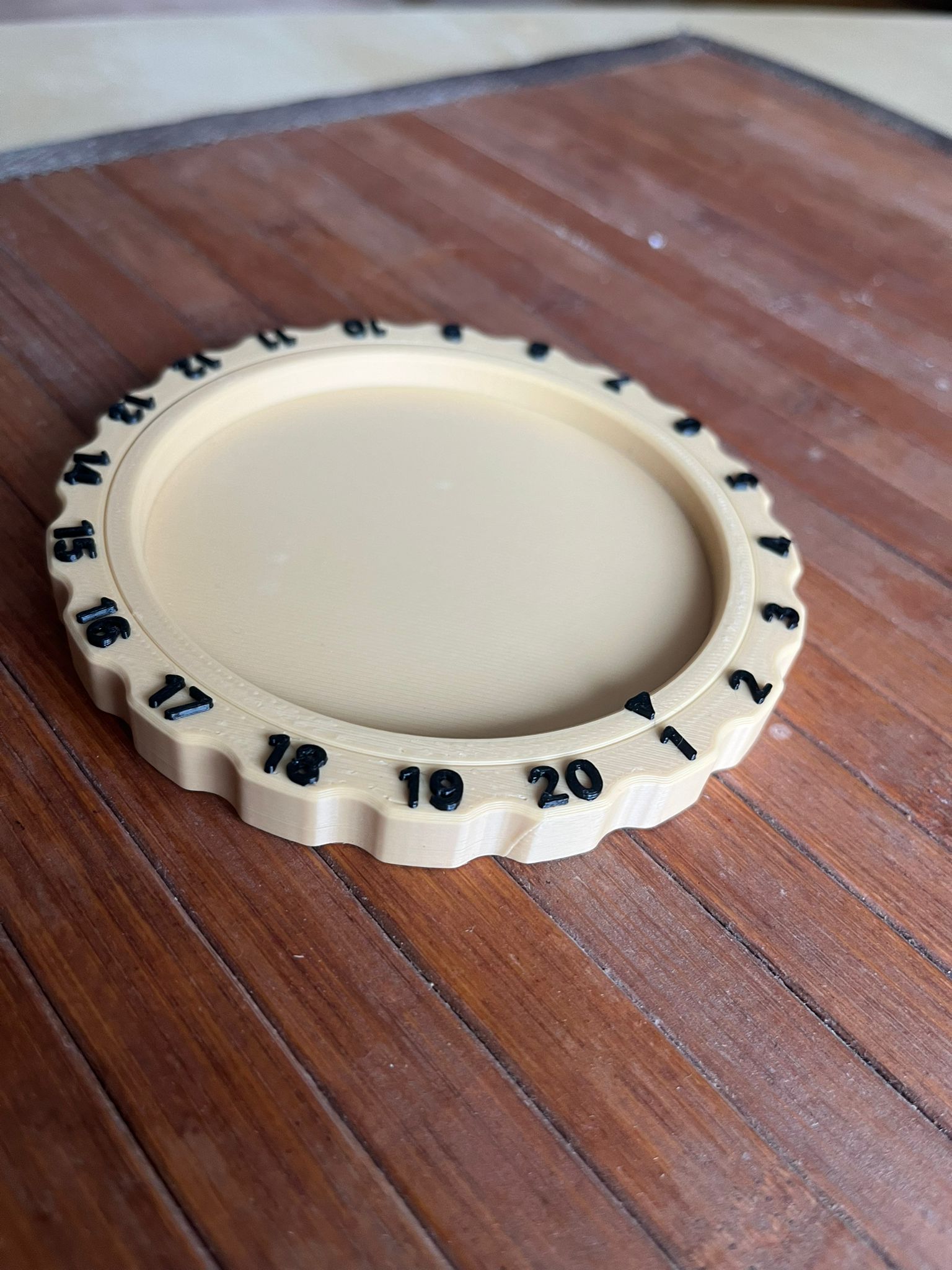 drink coaster or beer coaster with counter (Print in place) by bits and ...
