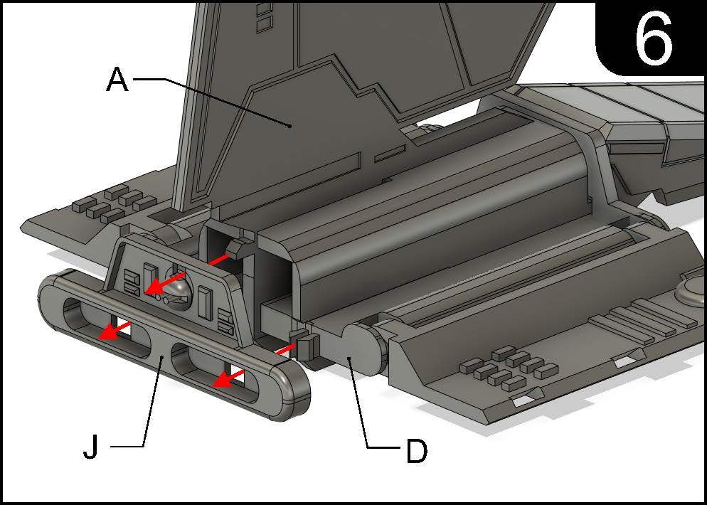 Lambda-Class Imperial Shuttle Kit Card by fixumdude | Download free STL ...