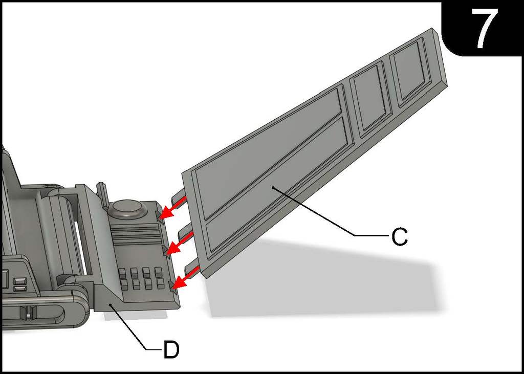 Lambda-Class Imperial Shuttle Kit Card by fixumdude | Download free STL ...