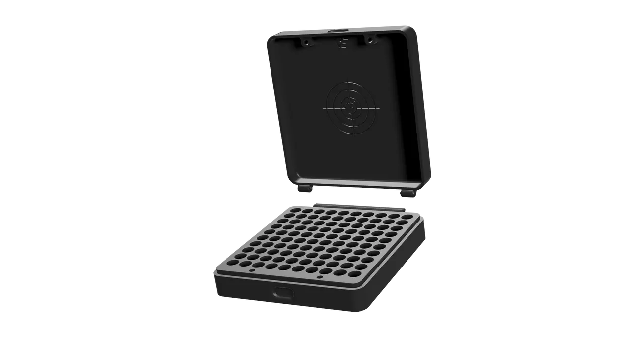 9mm Ammo Box 100 compact by Veracon | Download free STL model ...