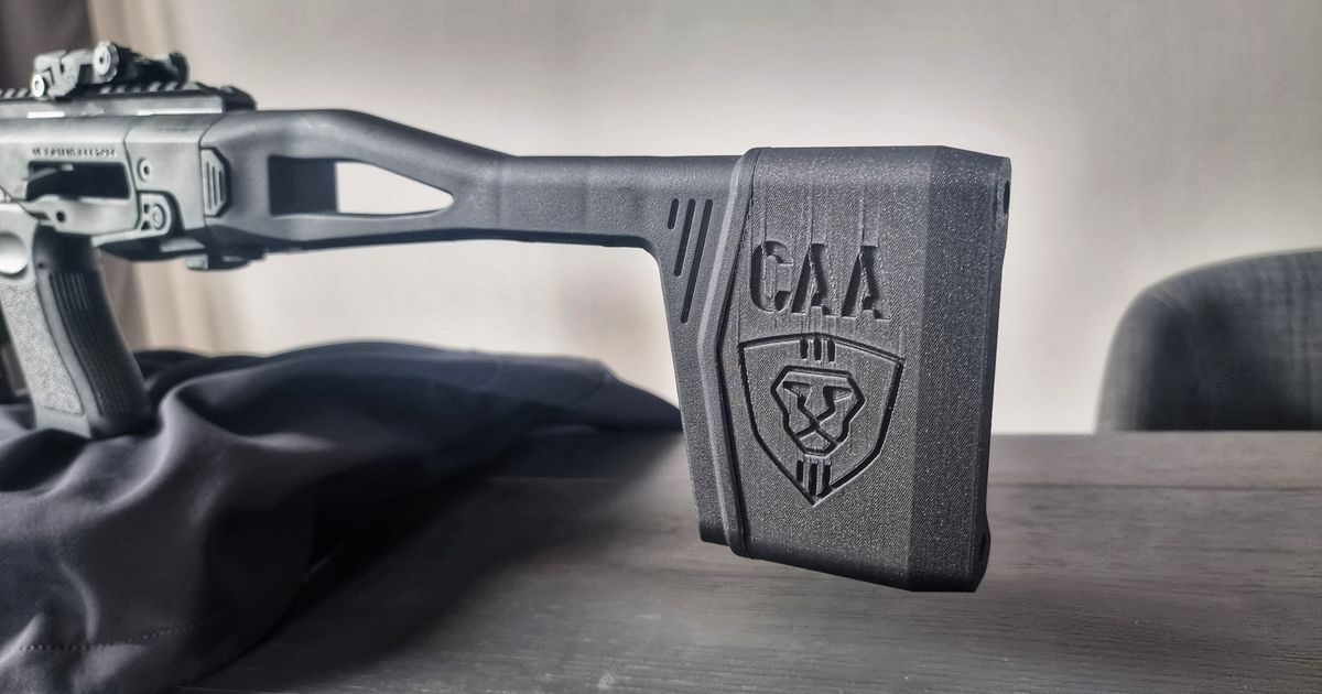 CAA Micro Roni Gen4 Bump Stock Extender 50mm par Veracon | Téléchargez ...