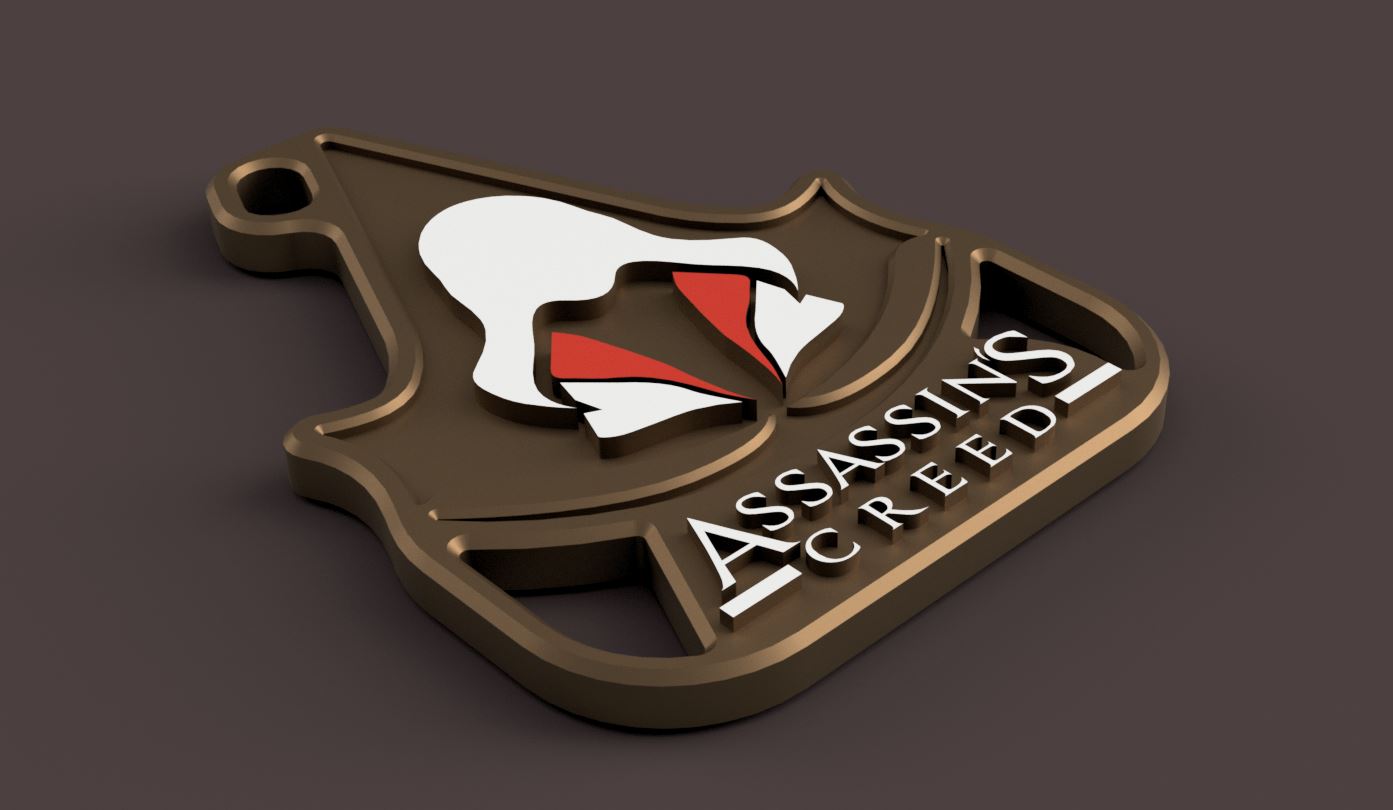 Ezio Auditore Assassin's Creed - Keychain - Portachiavi - Porte-clés - 钥匙链 by BasementLAB ...
