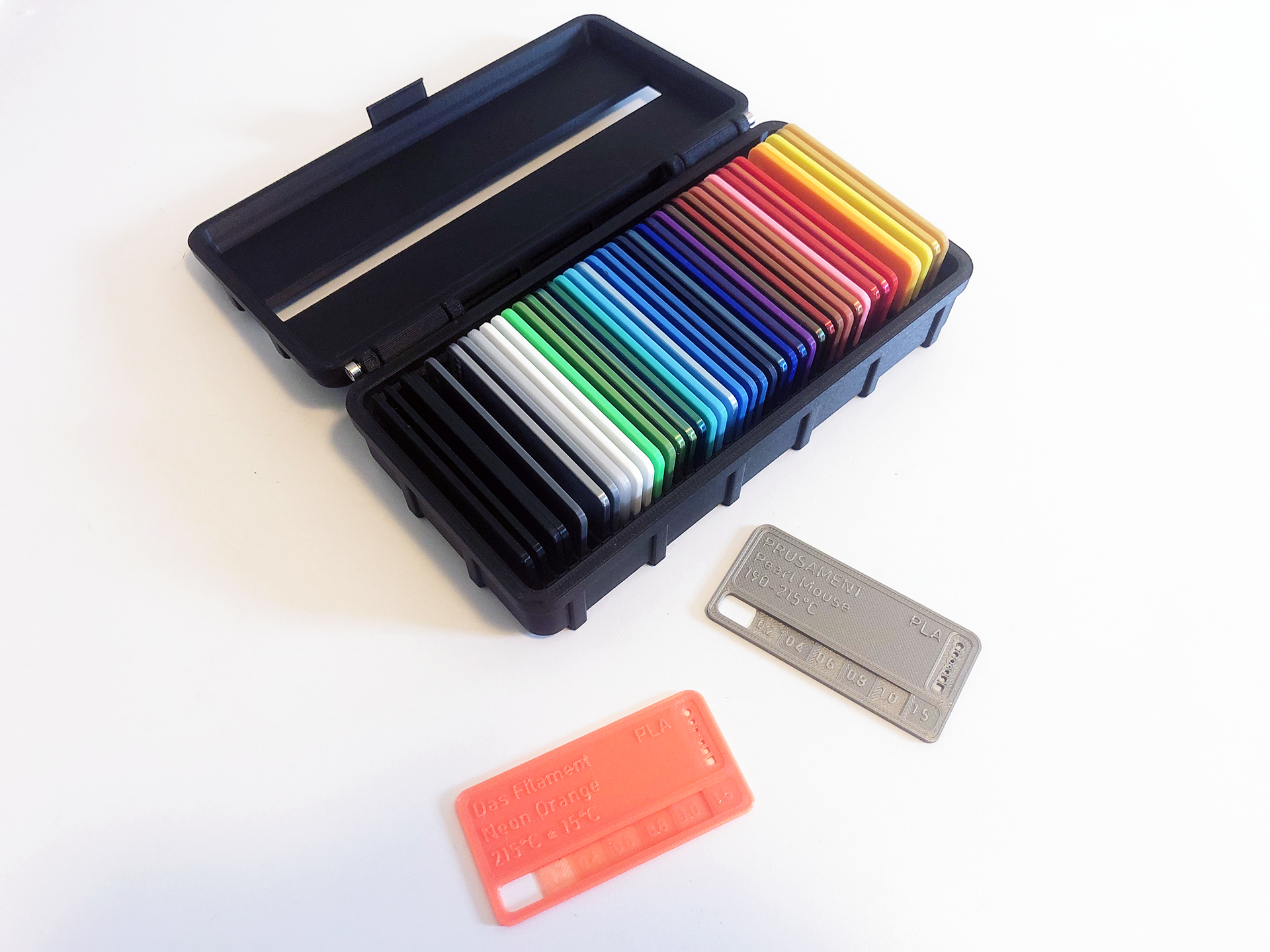 Filament Samples / Swatch with Box by SheepMe! | Download free STL ...