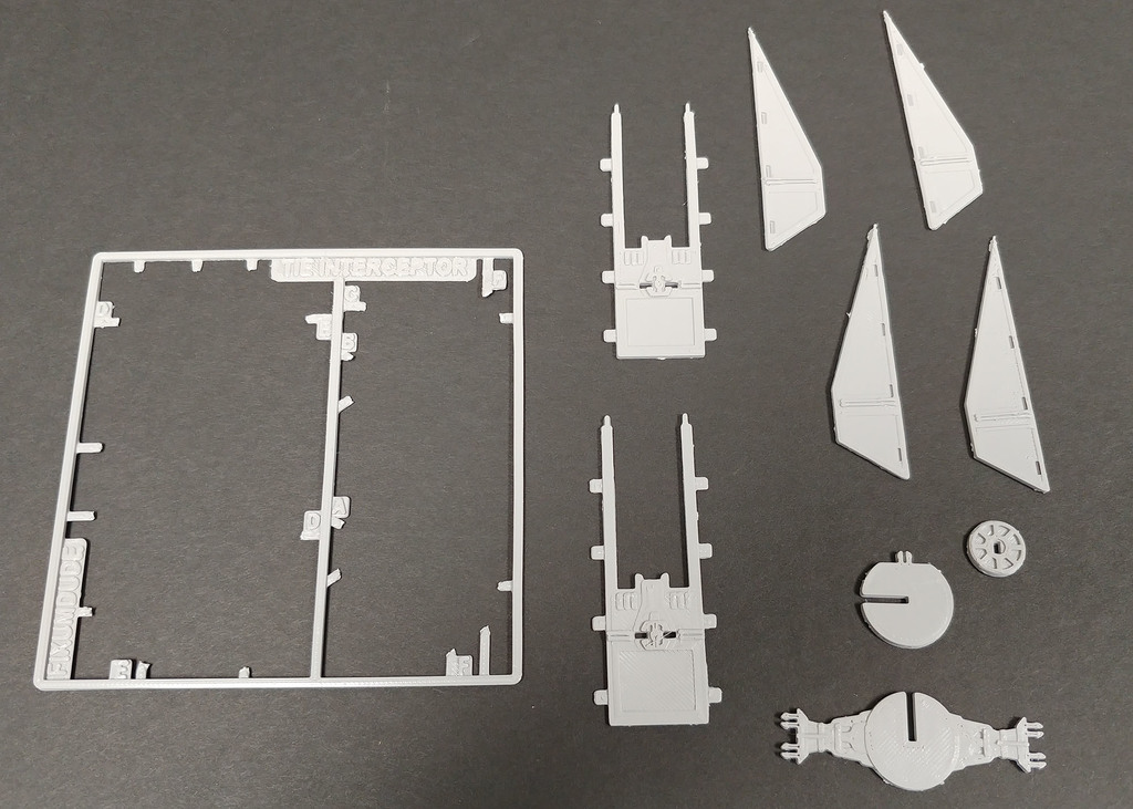 Tie Fighter Interceptor Kit Card by fixumdude | Download free STL model ... Tie Fighter Interceptor Kit Card by fixumdude | Download free STL model ...