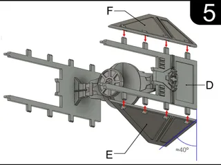 Tie Fighter Interceptor Kit Card by fixumdude | Download free STL model ...