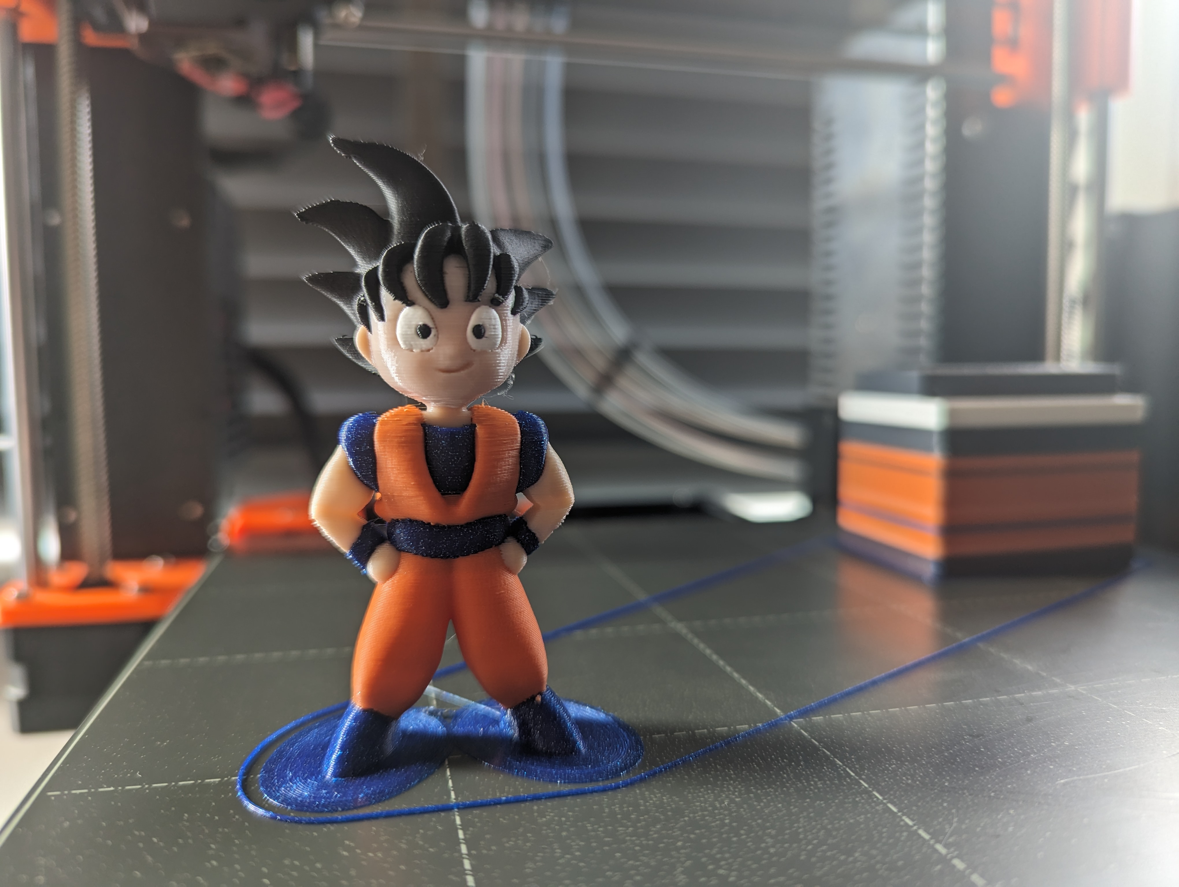 Son Goku (Dragon Ball) by Erika Heidi | Download free STL model ...